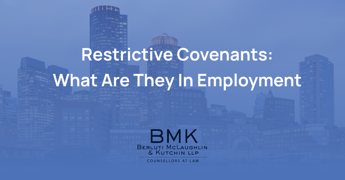 Restrictive Covenants: What Are They in Employment? - Berluti ...
