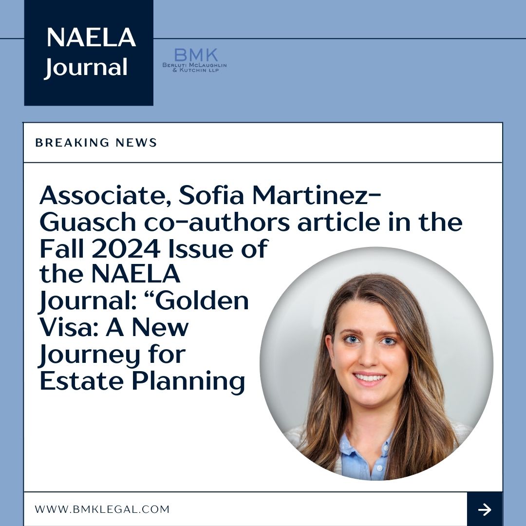 Associate, Sofia Martinez-Guasch co-authors article in the Fall 2024 ...